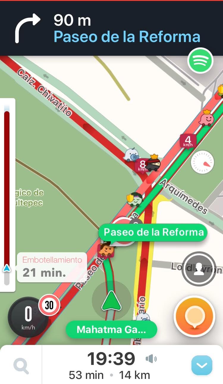 ETA / Problemas en México - Navegación y Rutas - Waze Discuss